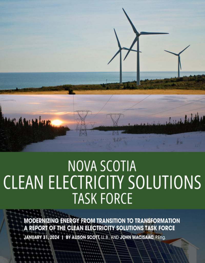 Nova Scotia Clean Electricity Solutions Task Force releases report - Atlantica Centre For Energy